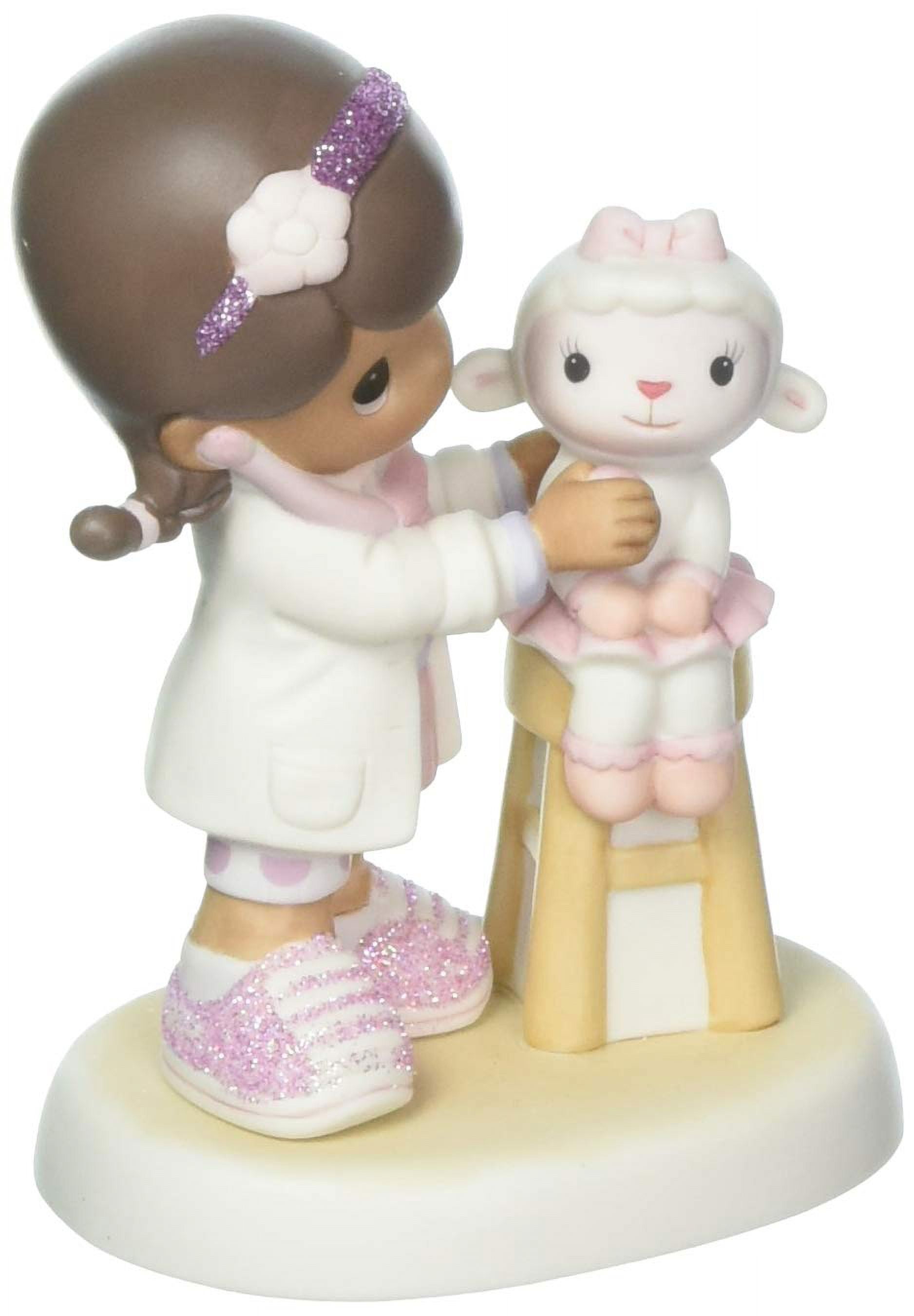 Precious Moments Doc McStuffins Friends Listen To Your Heart Figurine - Walmart.com