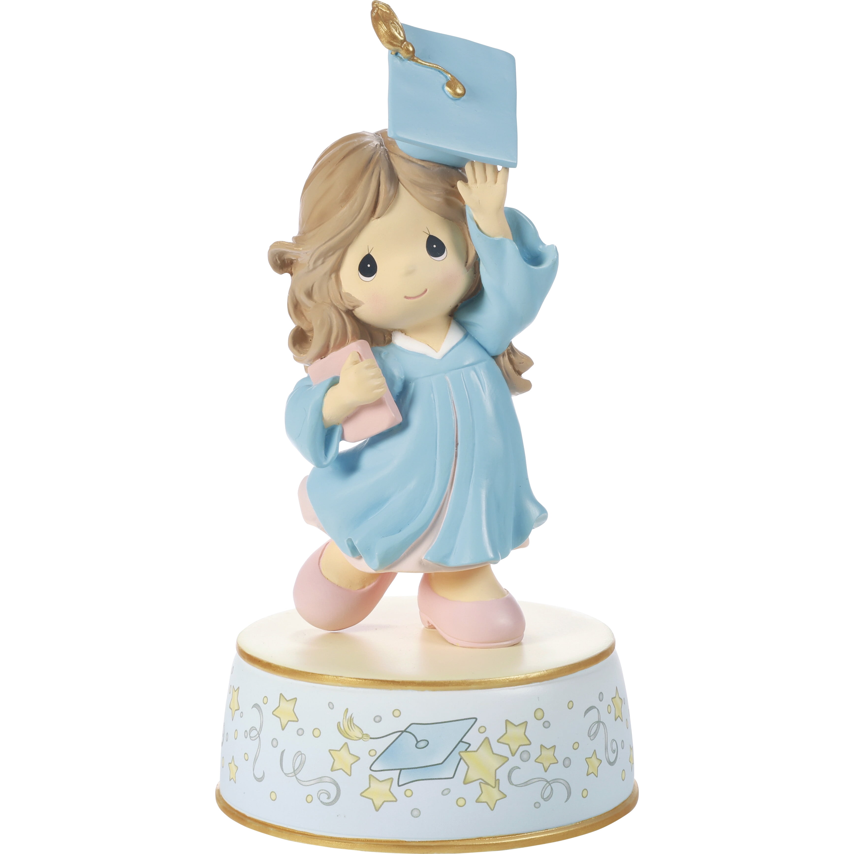 Precious Moments From Cap And Gown To New Horizons Brunette Girl/Blue ...