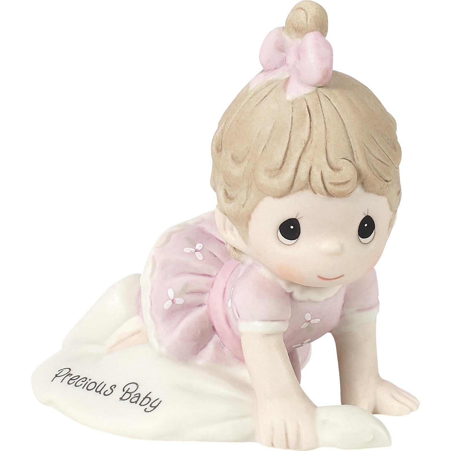 Precious Moments Growing in Grace Baby Girl Figurine, Brunette, 2.75 ...