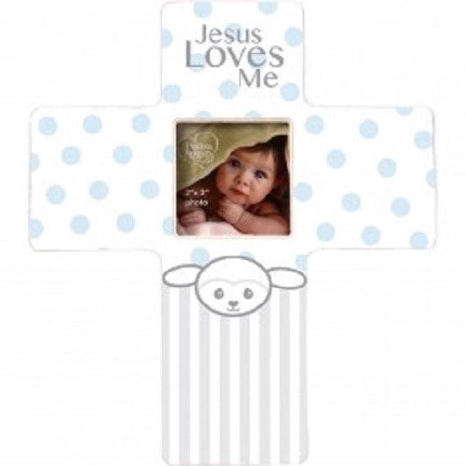 Precious Moments Jesus Loves Me Frame - Boy - Walmart.com