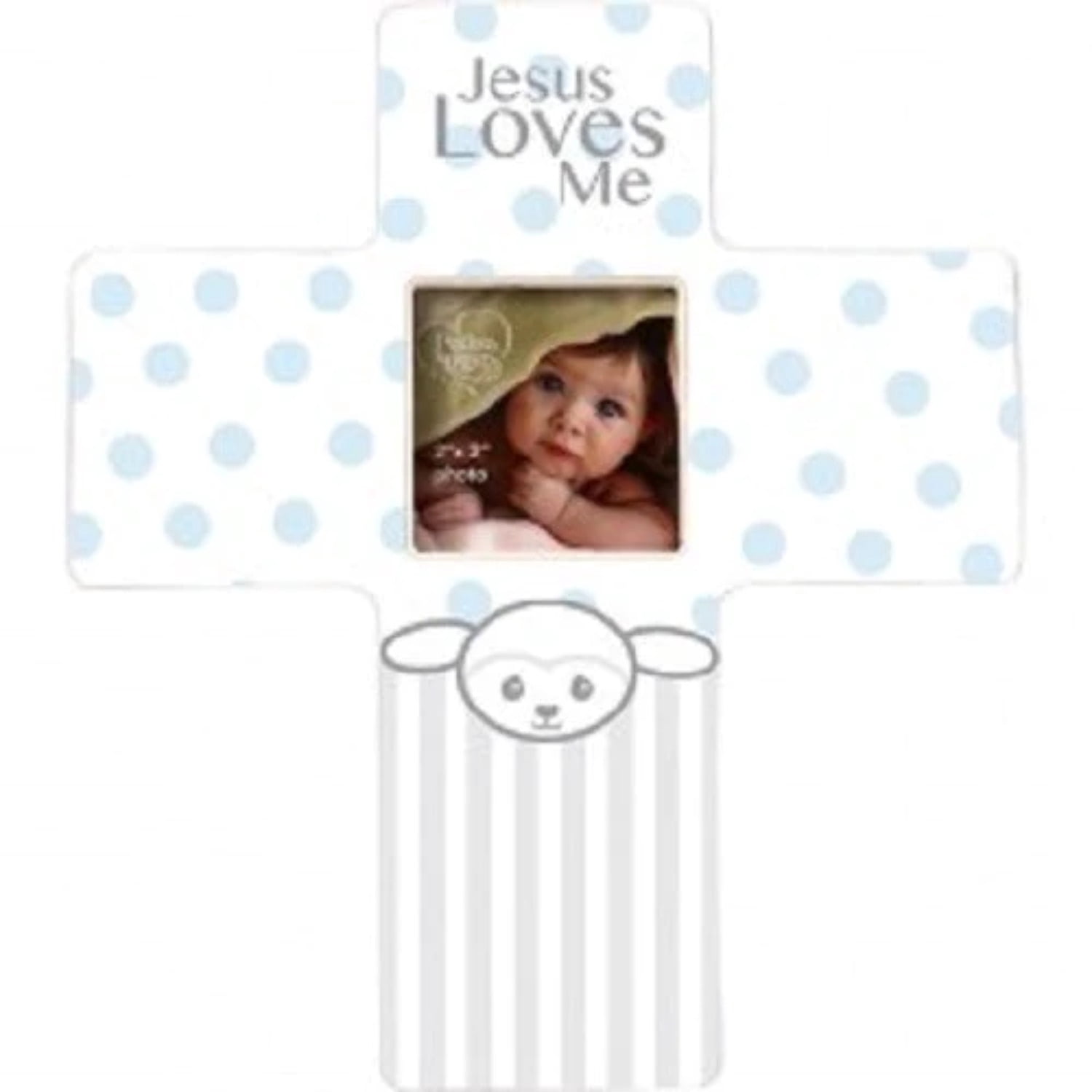 Precious Moments Jesus Loves Me Frame - Boy - Walmart.com