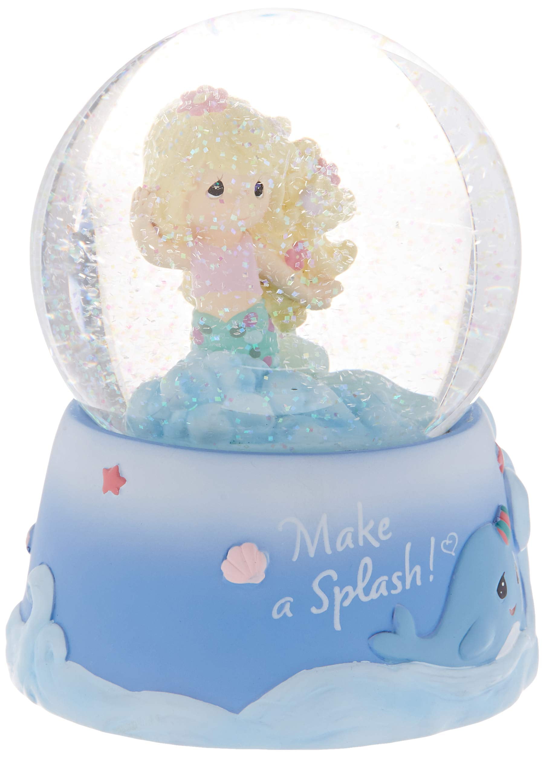Precious Moments 193102 Make A Splash Mermaid Musical Snow Globe ...