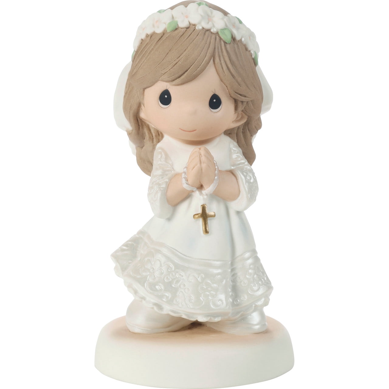 Precious Moments My First Communion Brunette Hair Girl Figurine , 1 ...