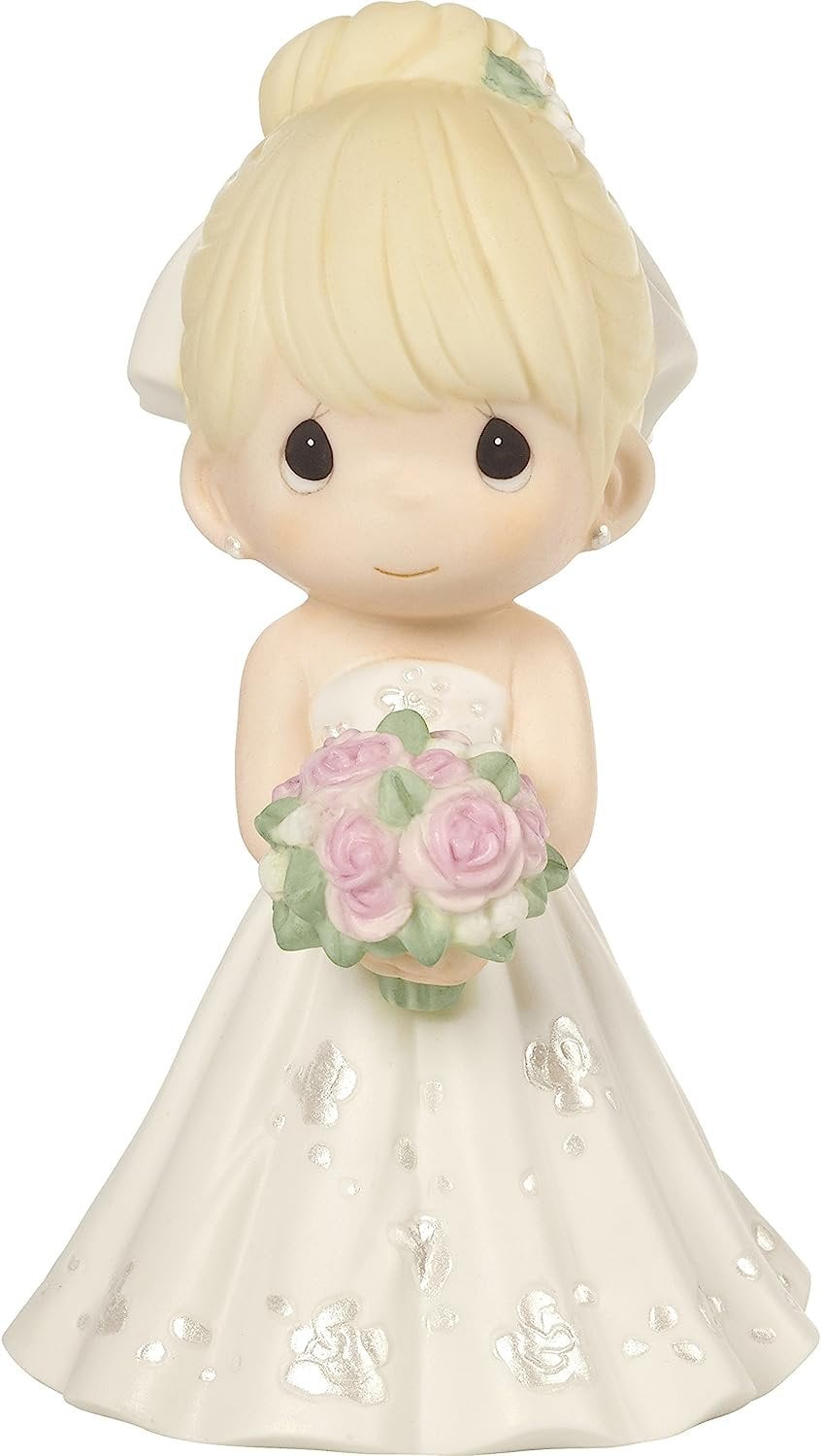Precious Moments Perfect Couple Bride, Blonde Hair With Light Skin Tone ...