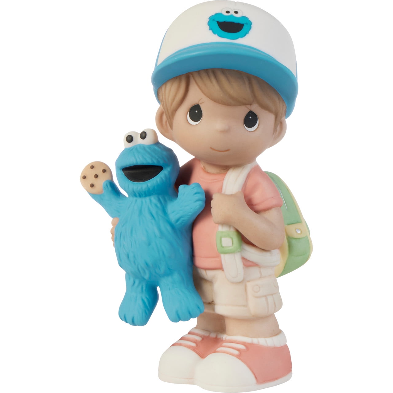 Precious Moments Sesame Street I’m Your Biggest Fan Brunette Boy ...