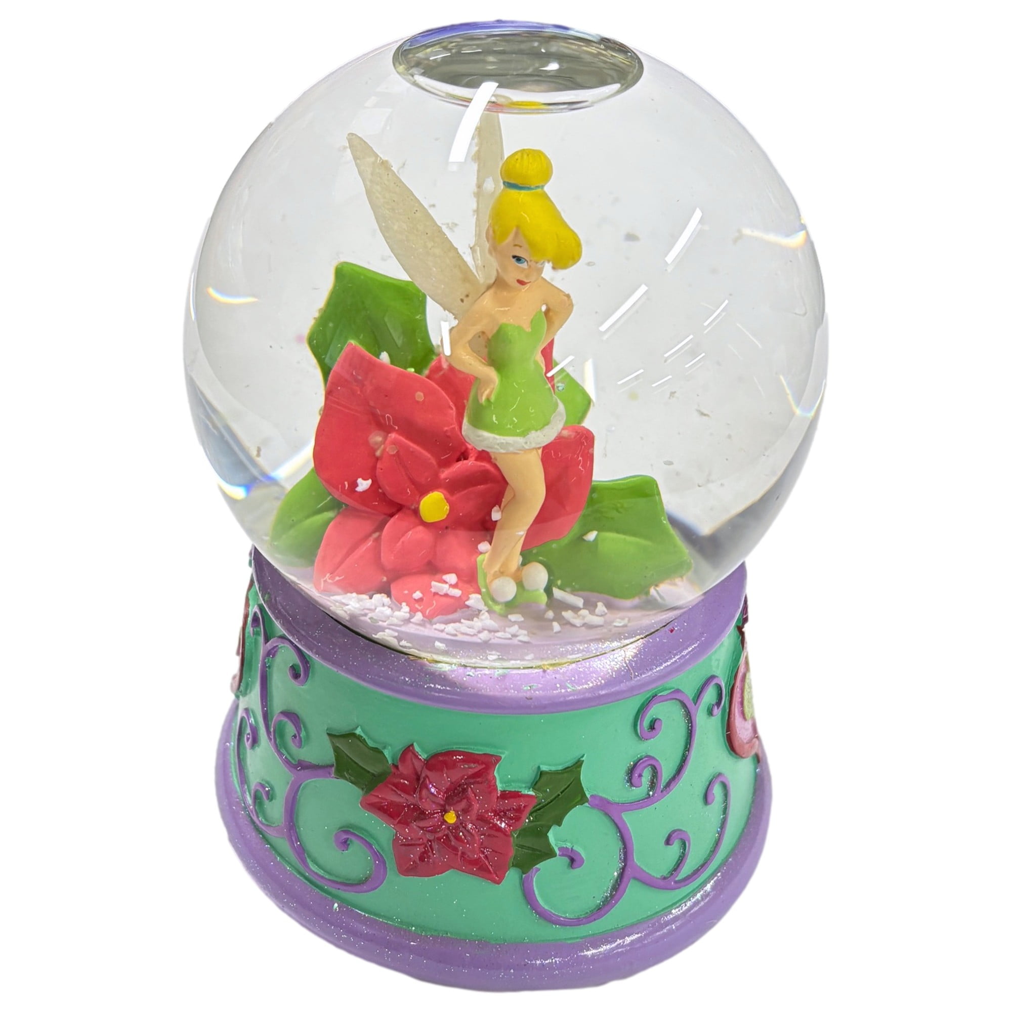 Precious Moments Vintage Musical Snow Globe Fur Elise Knitting Stocking ...