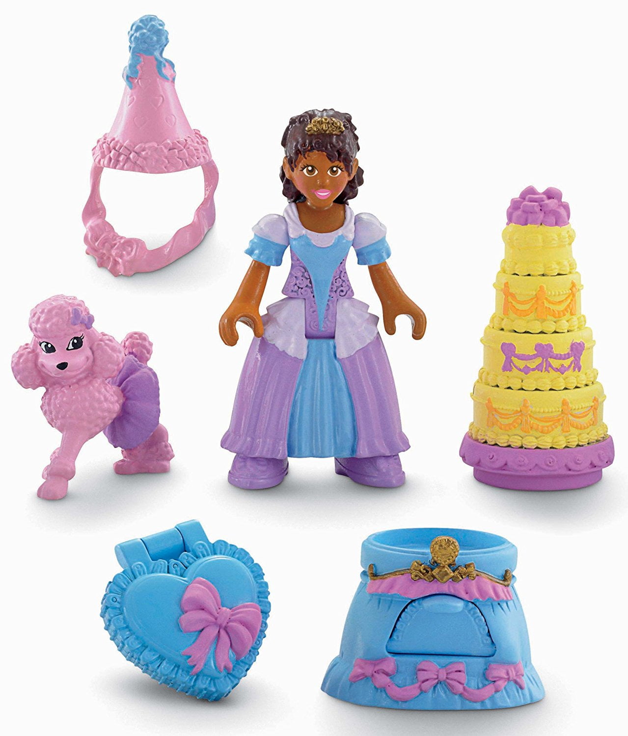 Precious Places Nadia, The Party Princess Figure & Accessories - From Fisher Price - Walmart.com