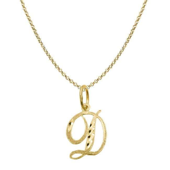 Precious Stars PT2055D-CH227-22 22 in. 14K Yellow Gold Diamond-Cut ...