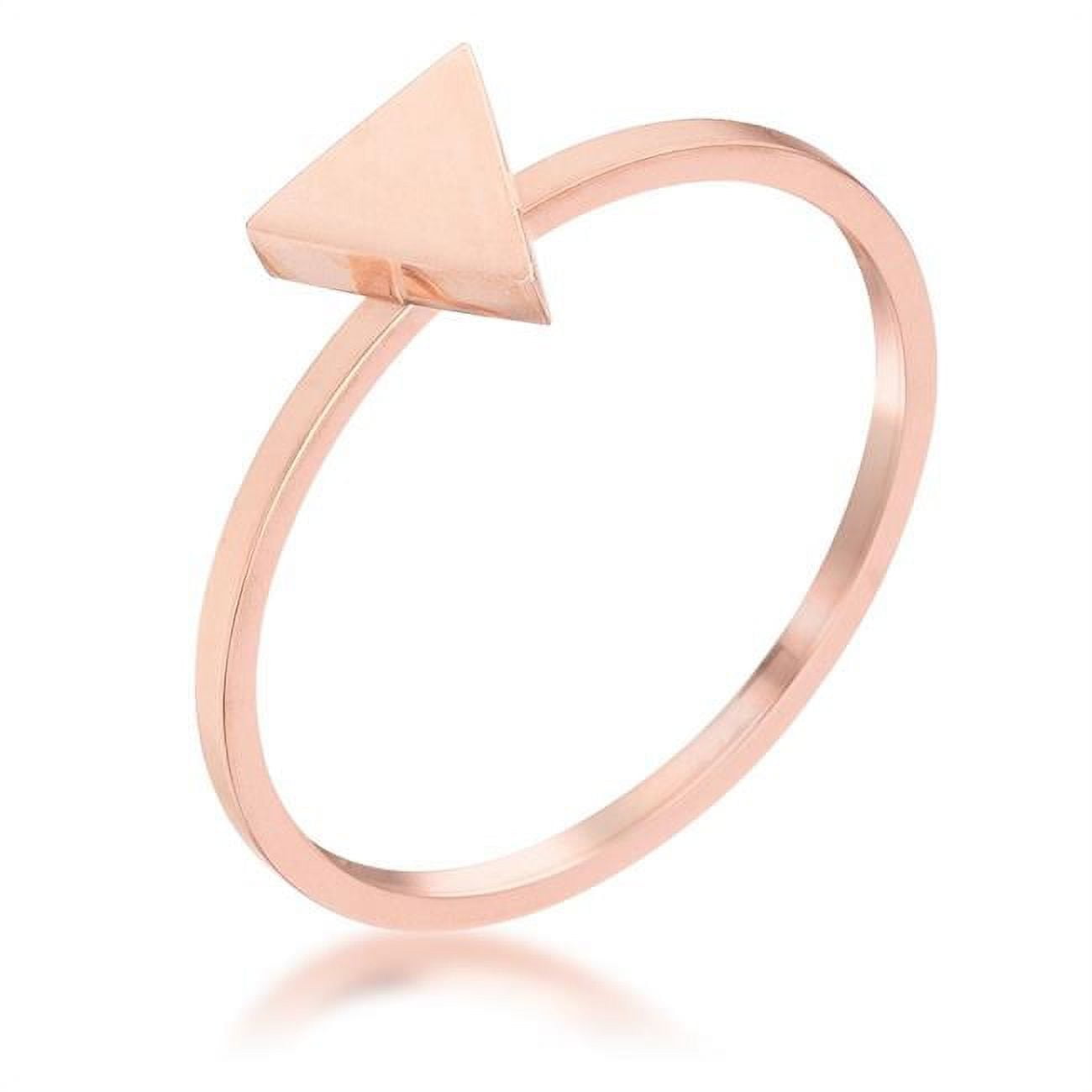 Precious Stars R08606AV-V00-05 Precious Stars Rose Gold Stainless Steel ...