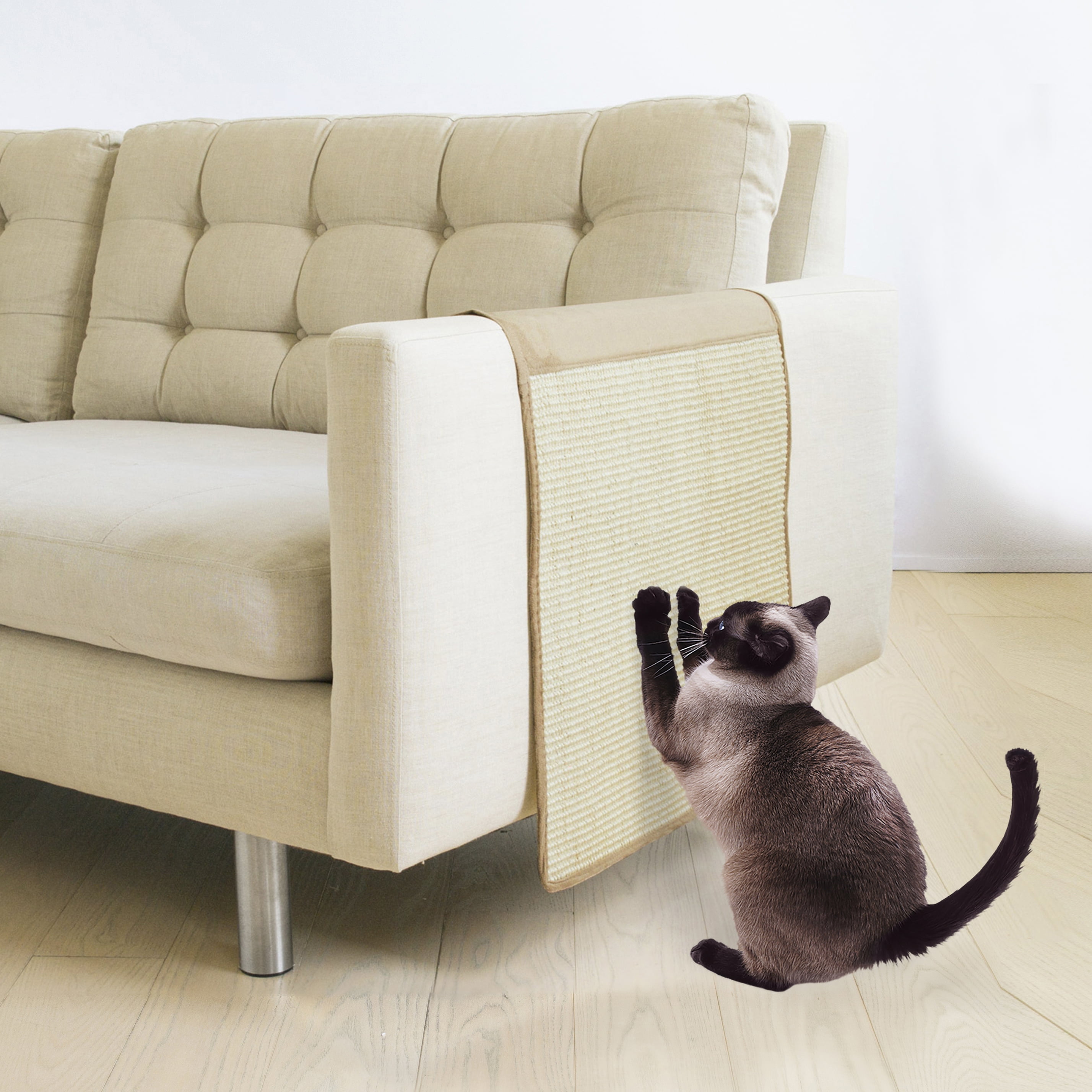 Precious Tails Cat Scratching Sofa Guard Microsuede Furniture Protector ...