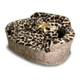 Free Shipping! Precious Tails Leopard Princess Cat Dog Bed - Small ...