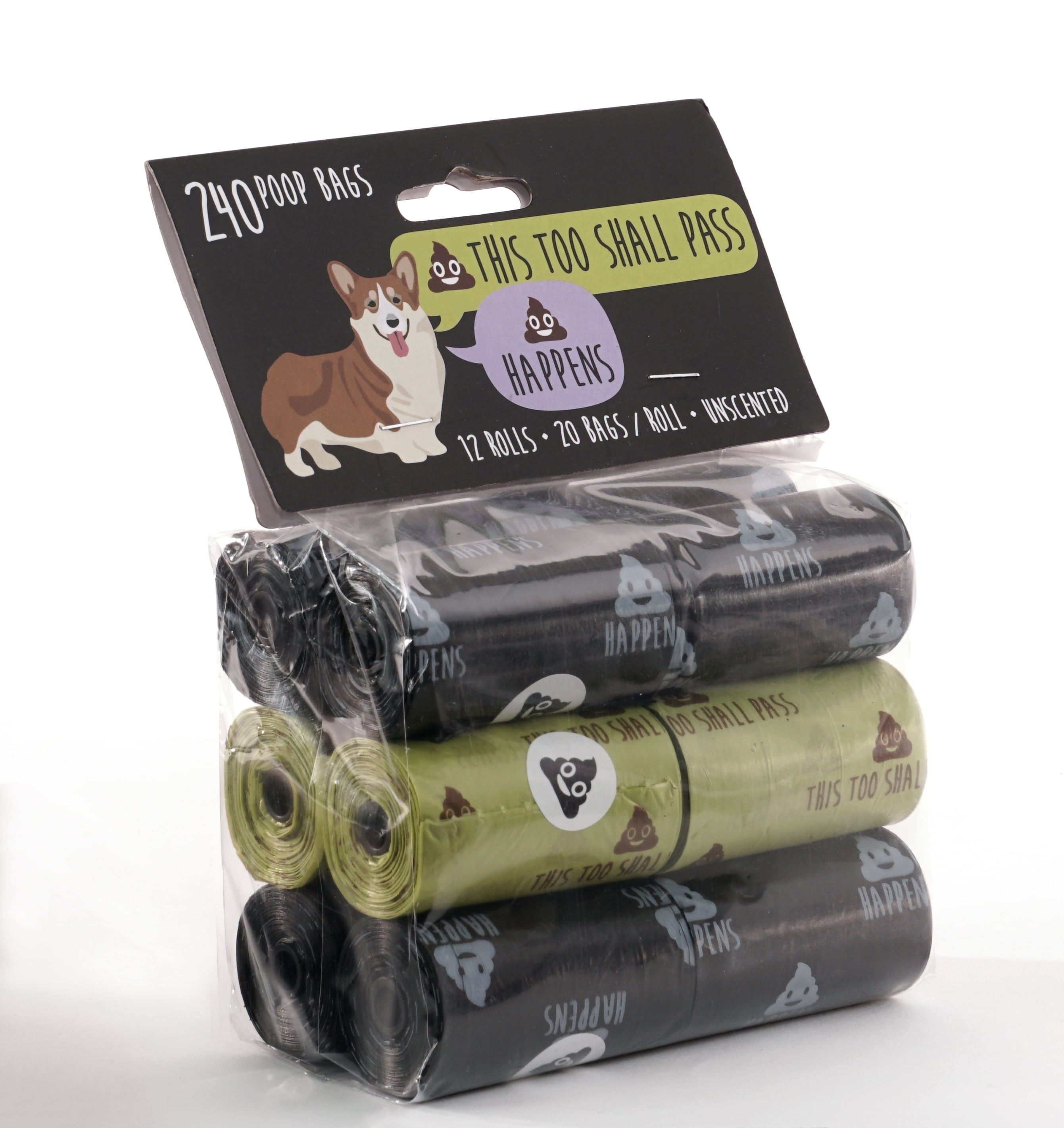 Precious Tails Pet Waste Bags, Funny Novelty Dog Poop Bag Rolls ...