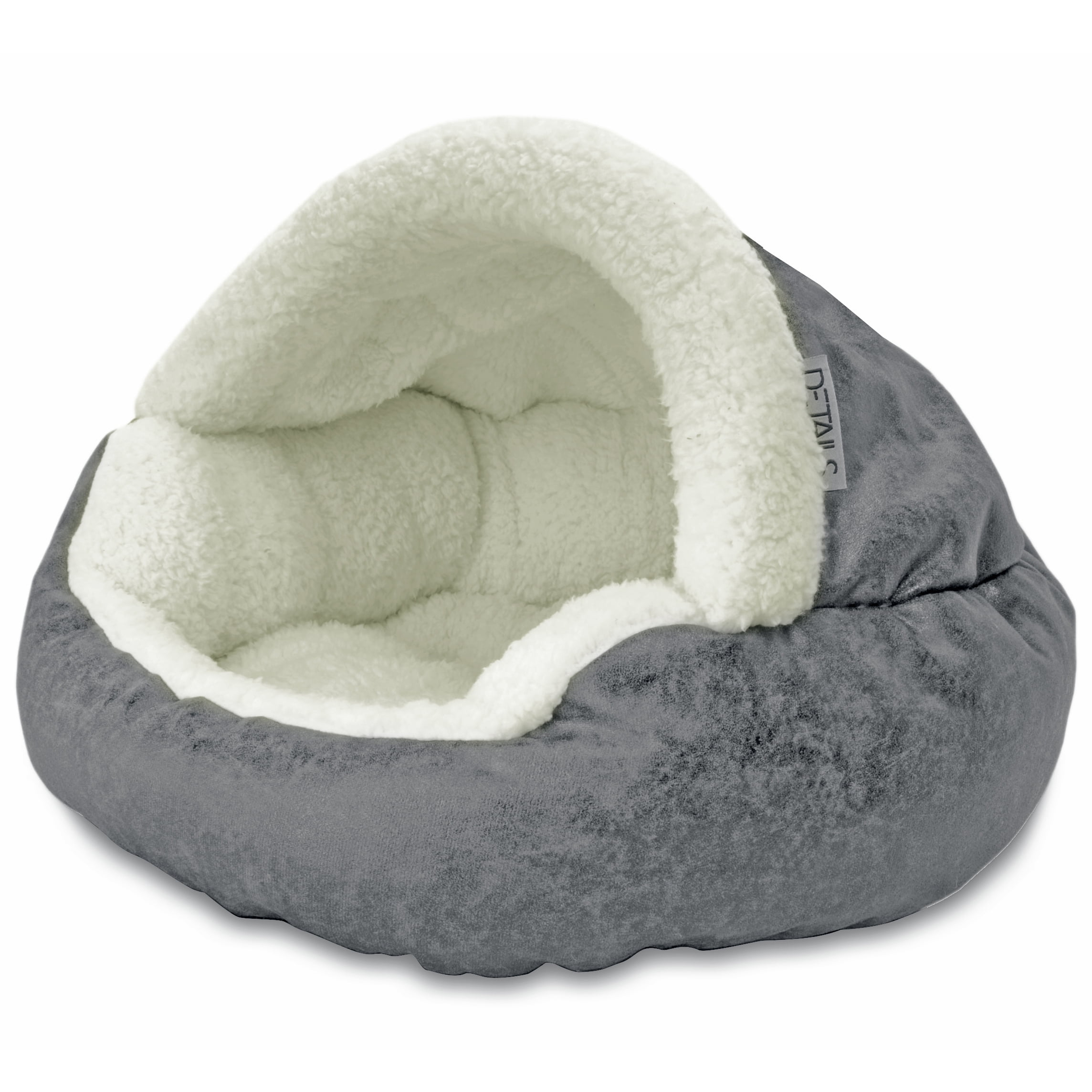 Precious Tails Vegan Leather Deep Dish Cave Cat Dog Pet Bed - Small ...