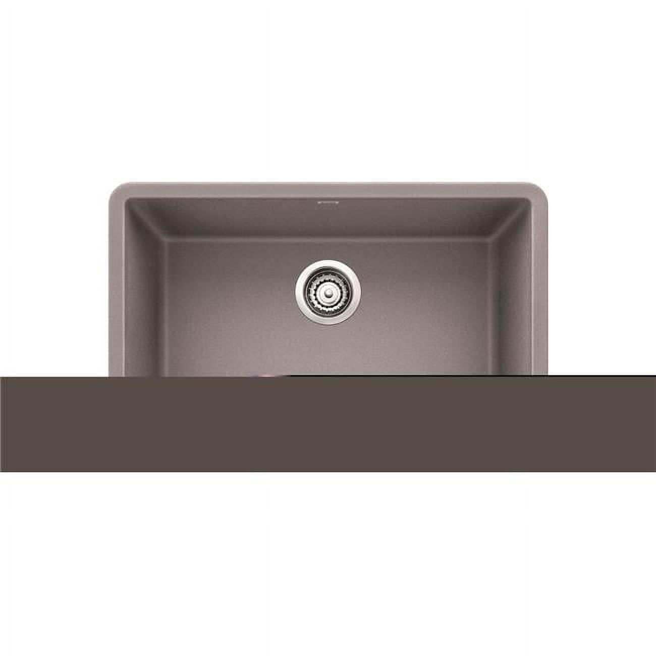 Precis Undermount Granite Kitchen Sink, Metallic Gray - Walmart.com