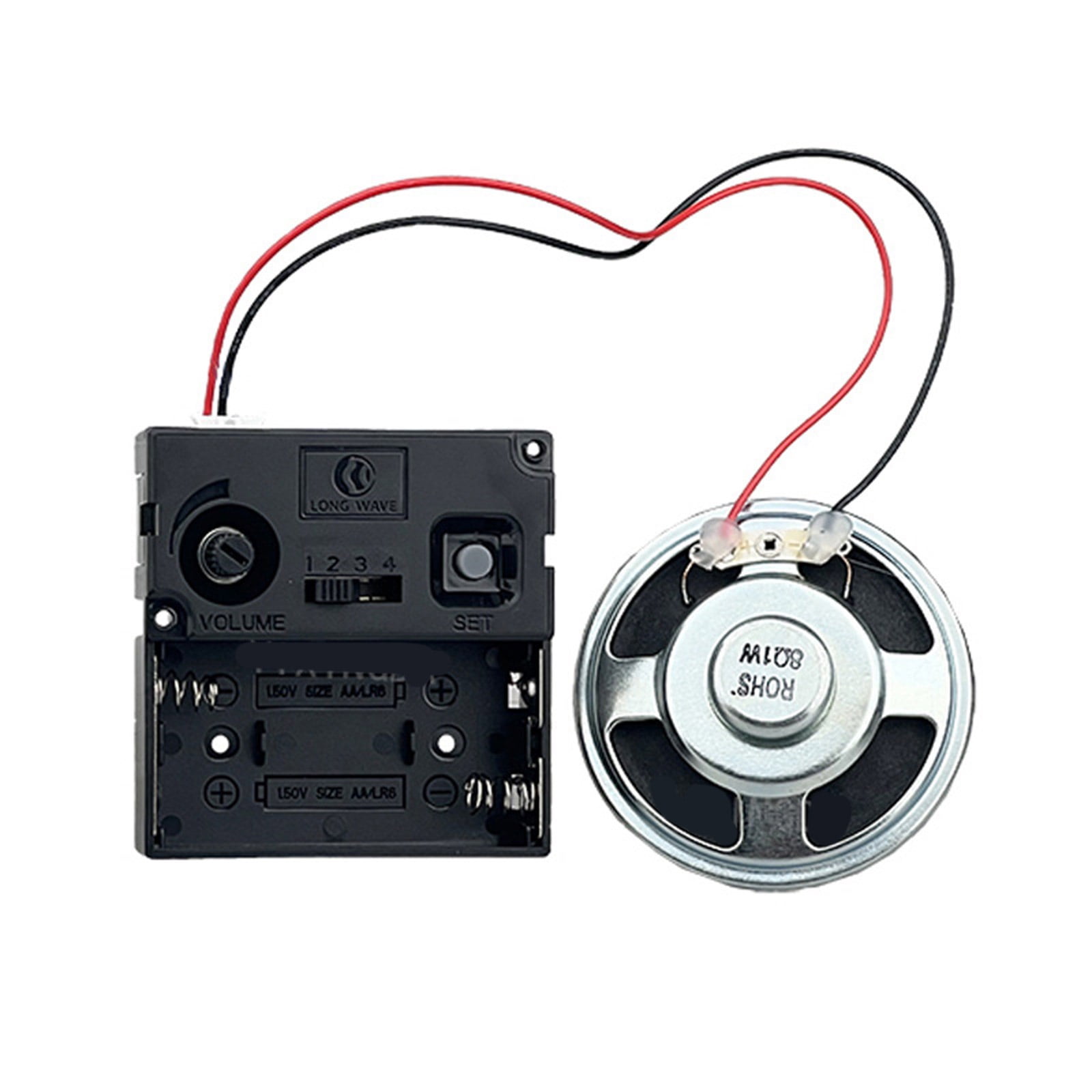 Precise 12888 Clock Movement Metal Clock Mechanism Powered Repair Part ...