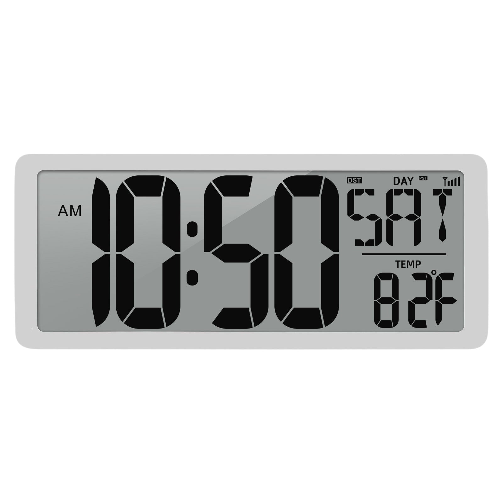 Precise 14'' Digital Wall Clock with Enlarged Numerals, In Room ...