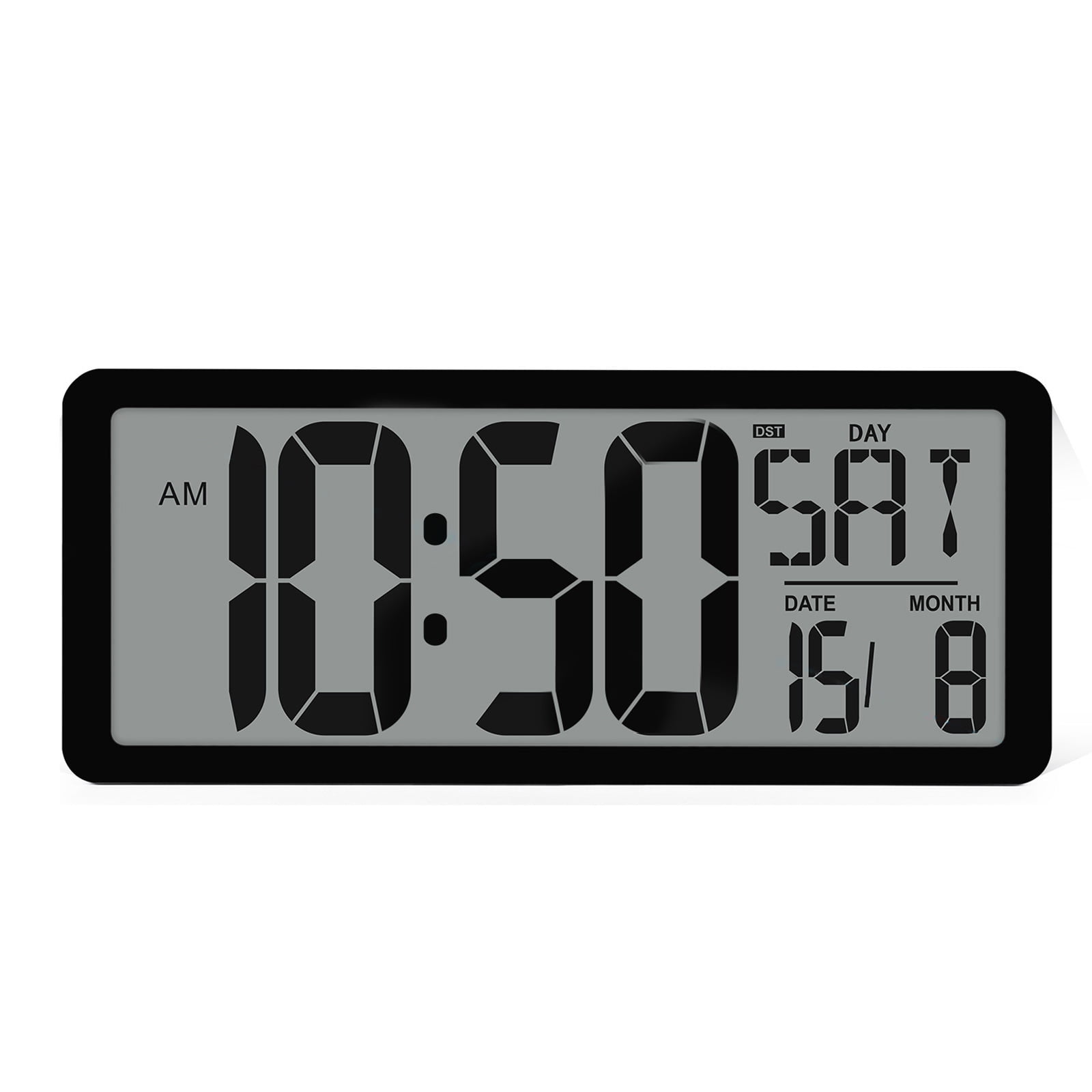 Precise 14'' Digital Wall Clock with Enlarged Numerals, In Room ...
