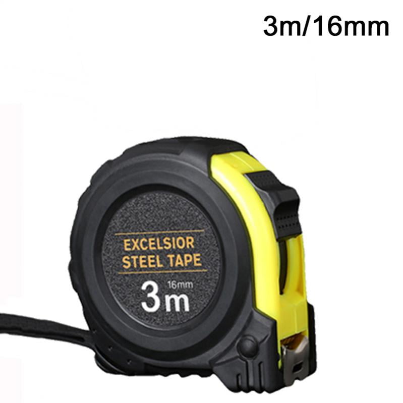 Precise Clear Steel Tape Measure Retractable 3M 5 Meters Thickened Self-locking Rubberized ...