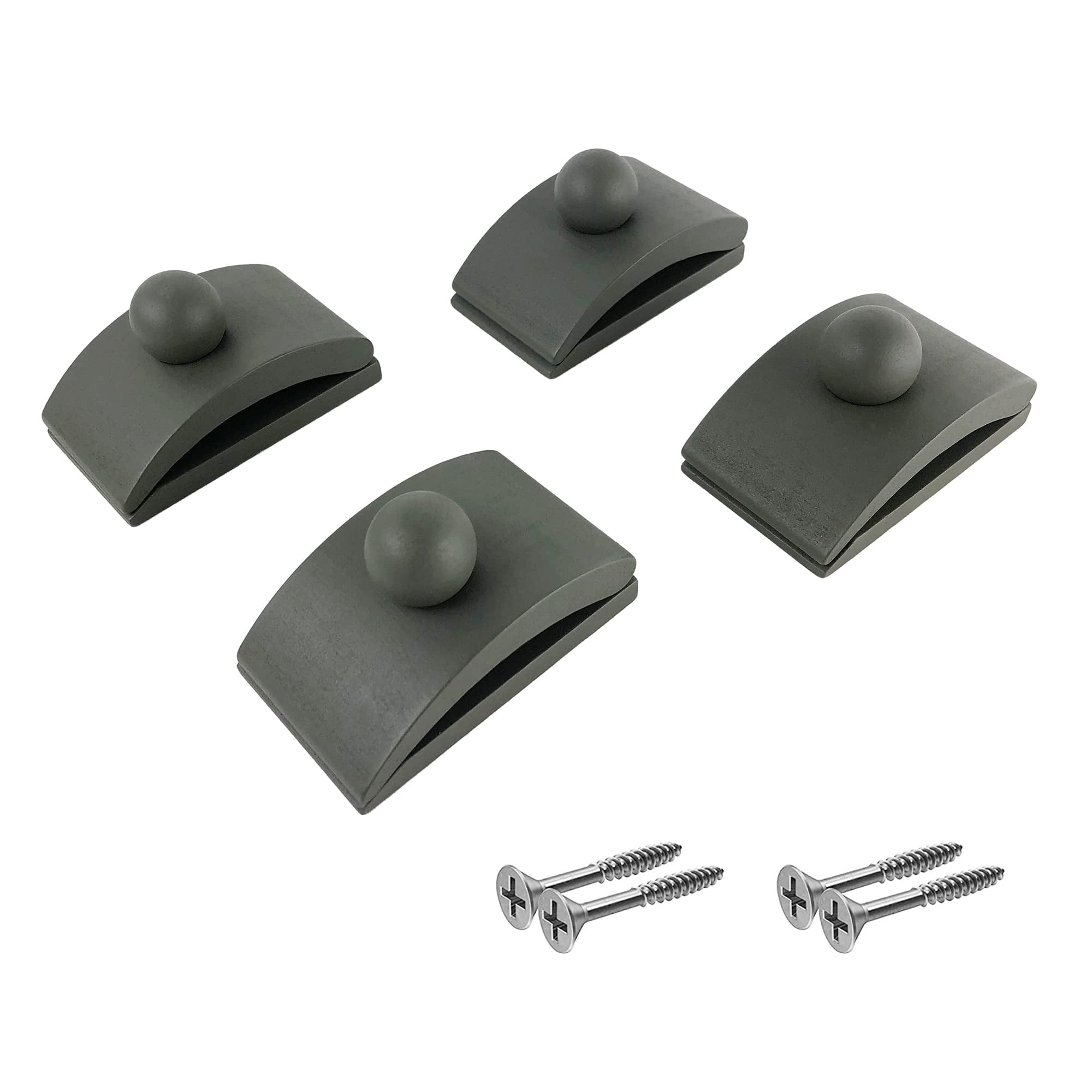 Precise Gray Quilting Clips - 4 Large Wooden Clamps with Screws for ...