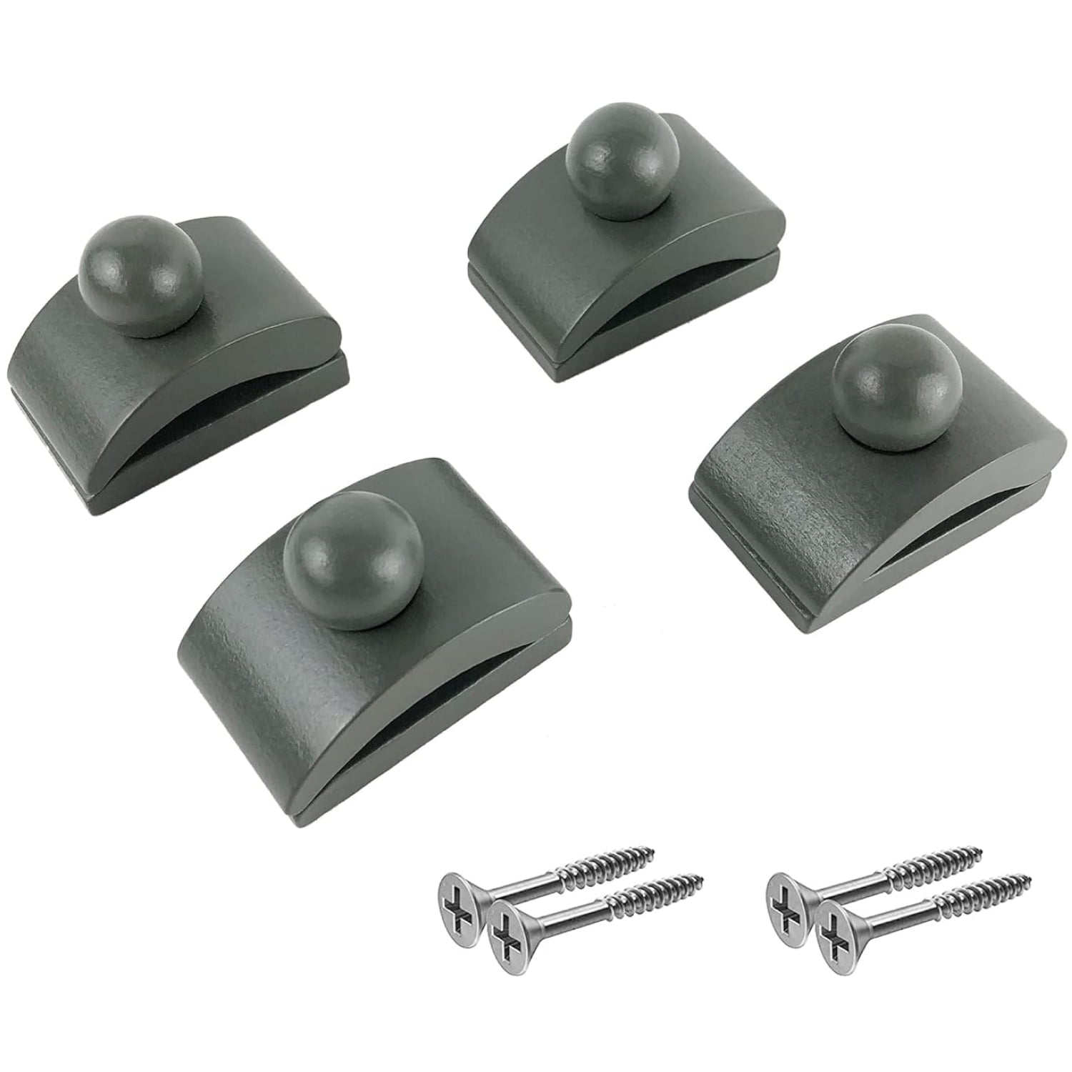 Precise Gray Quilting Clips - 4 Large Wooden Clamps with Screws for ...