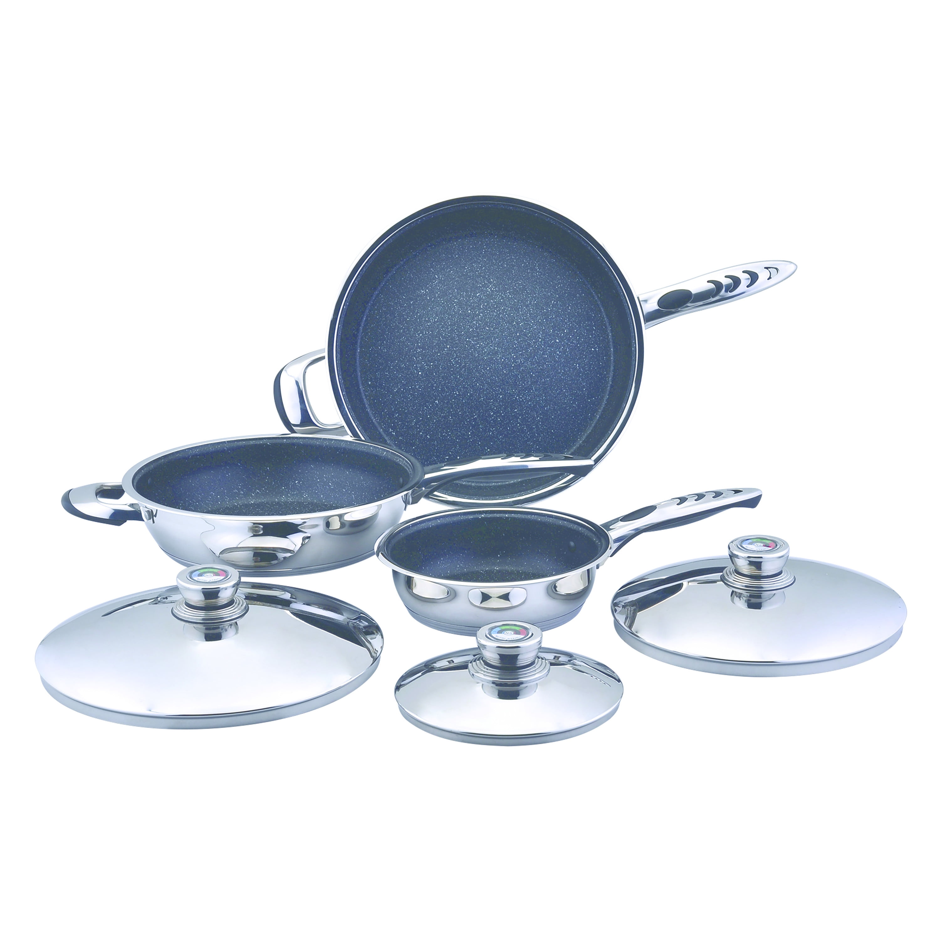 Precise Heat? 6pc High-Quality, Heavy-Gauge Stainless Steel Non-Stick ...