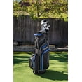Precise M3 Men's 14 Piece Right Hand Golf Club Set, Ti-Alloy Driver, 2 ...