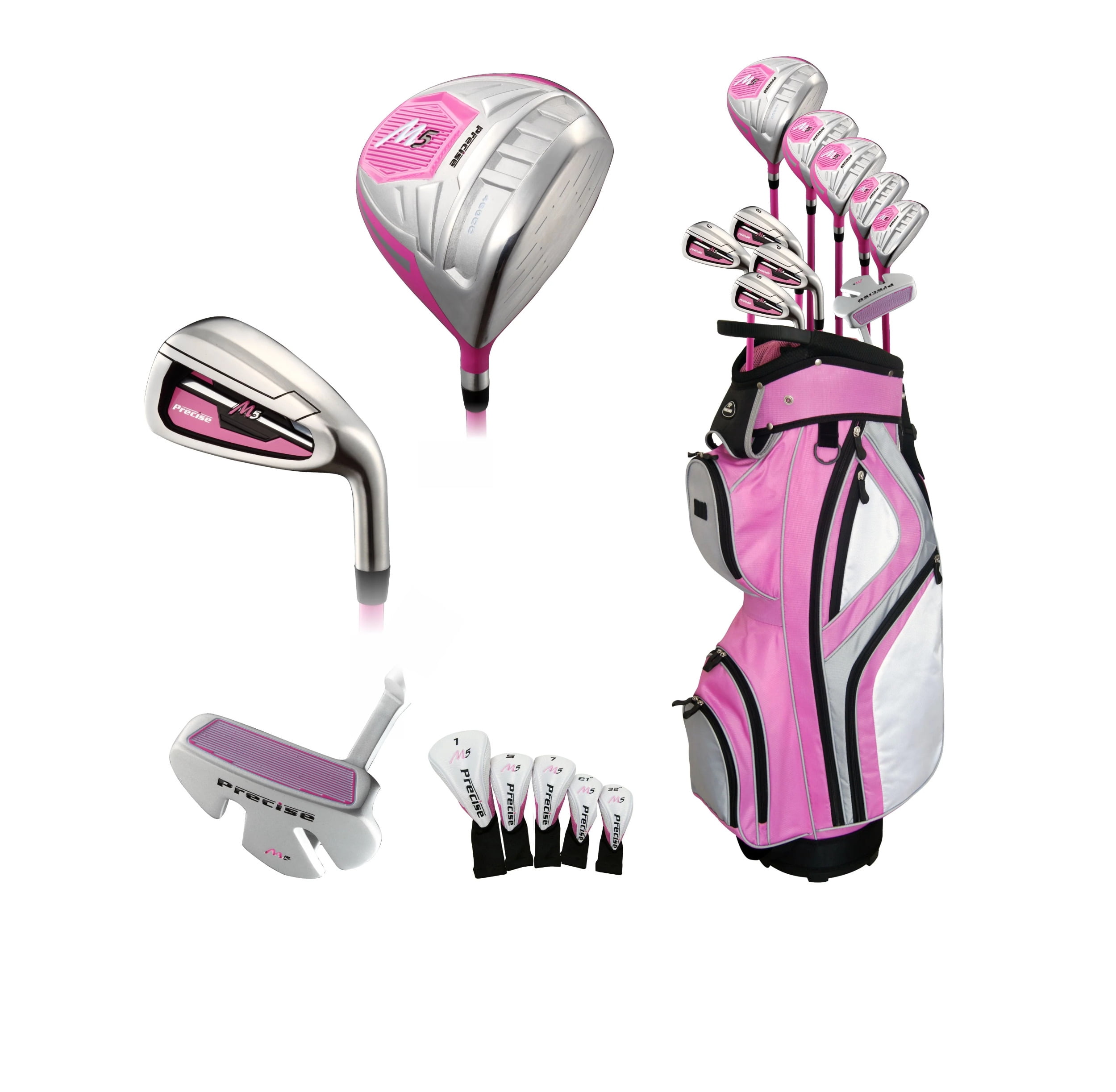 Precise M5+ Ladies 17 Piece Complete Right Hand Womens Golf Clubs Set w ...