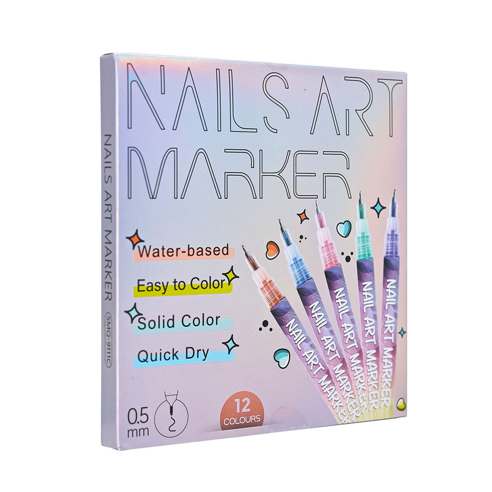 Precise Nails Drawing Pen 0.5mm Thin Tip Fast Dry Inks Marker Plastic ...