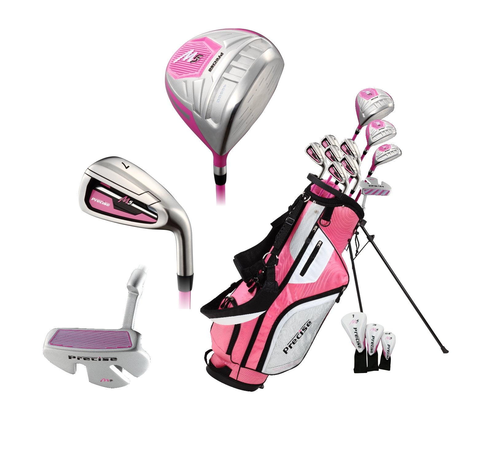 Precise Naturals Ladies Complete Golf Clubs Set - Right & Left Hand ...