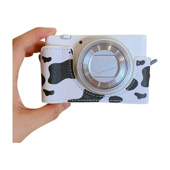 Precise PU Leather Case Half Camera Shell for ZV1 Digital Camera ...