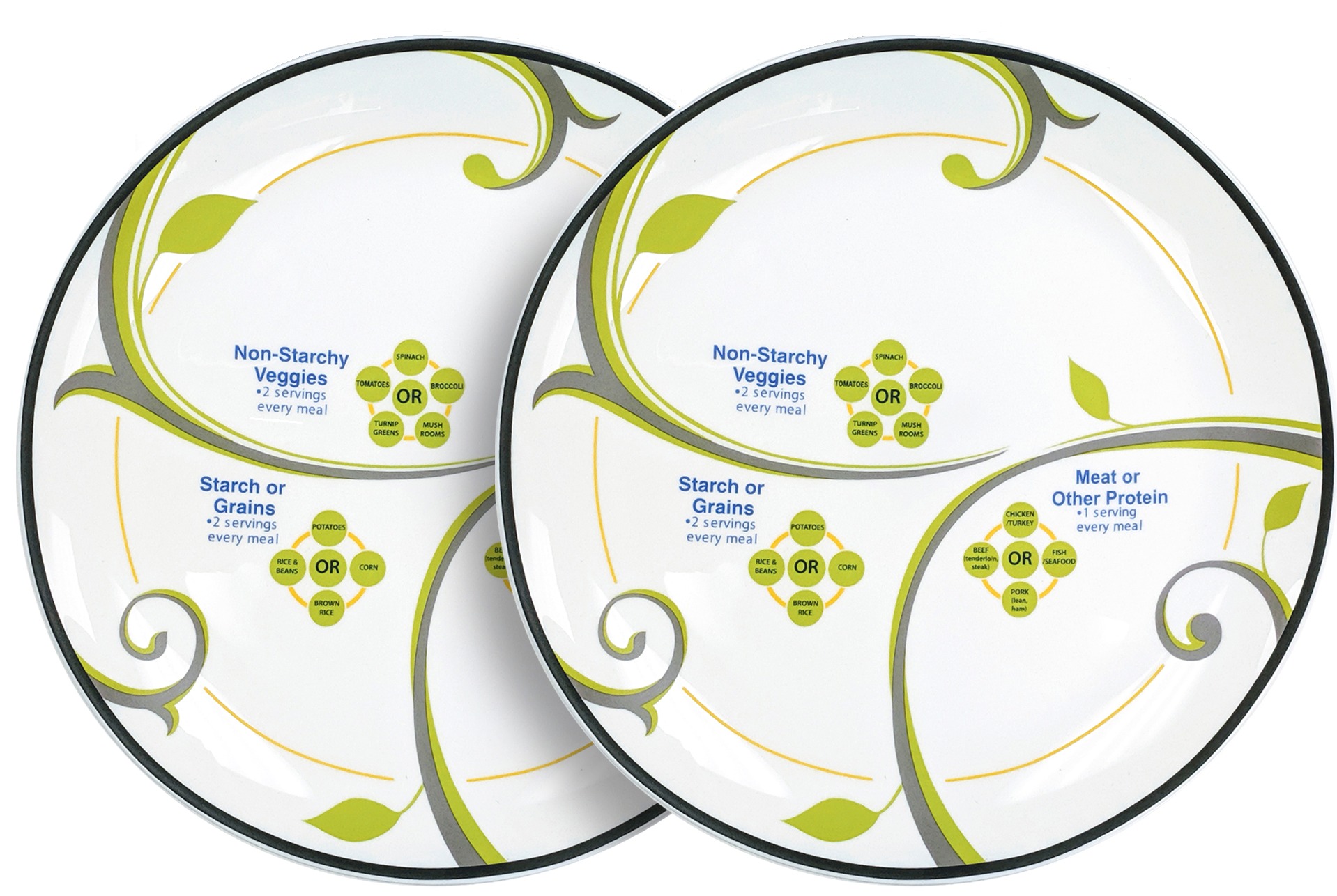 AJM Green Label Paper Plates, 9", White, Box Of 1,200 Plates - Walmart.com