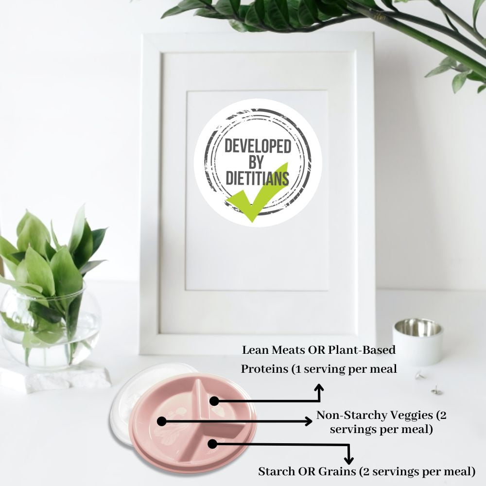 Precise Portions Portion Control Plate for Weight Loss, Bariatric ...