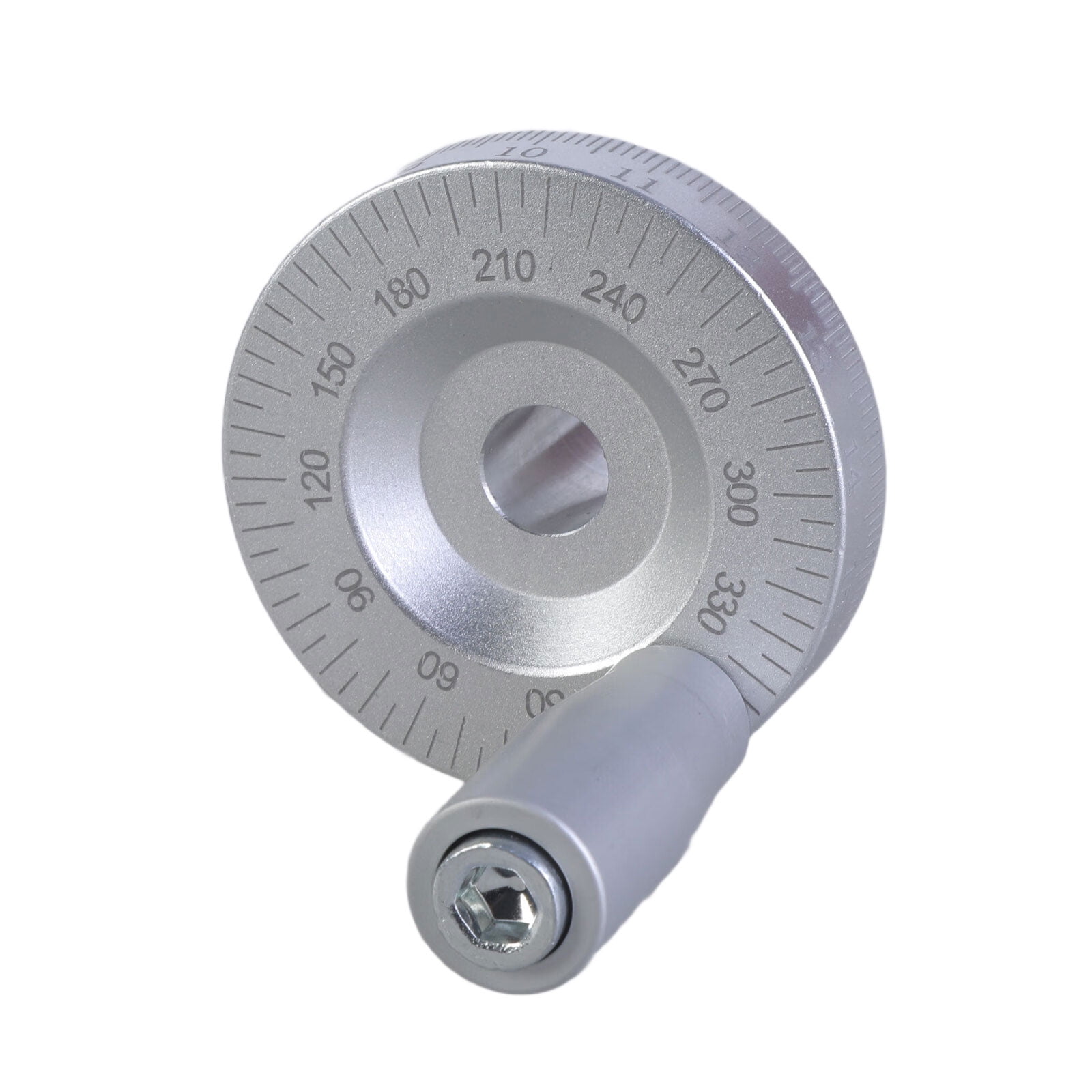 Precise Silver Finish Revolving Milling Hand Wheel 50mm Diameter with ...