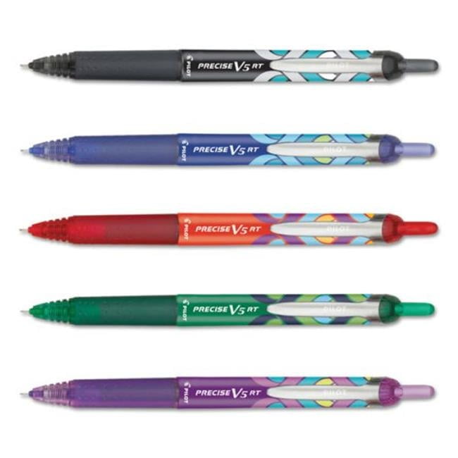 Precise V5RT Deco Collection Roller Ball Pen - Retractable - Extra-Fine ...