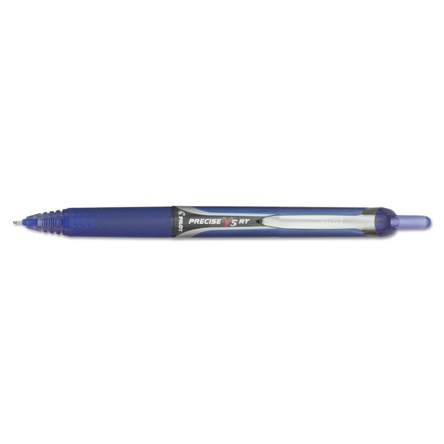 Precise V5RT Retractable Roller Ball Pen 0.5mm, Blue Ink/Barrel ...