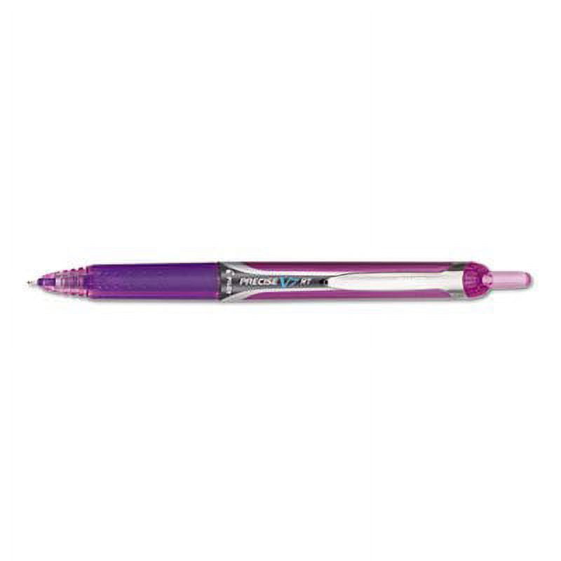 Precise V7RT Roller Retractable Pen, Needle tip, Purple Ink, 0.7mm Fine ...