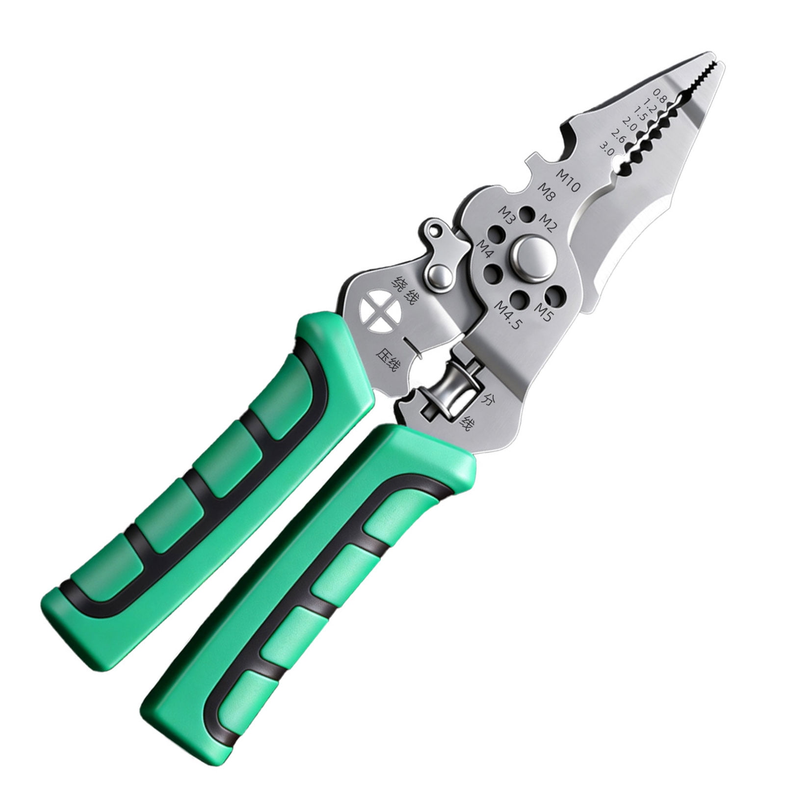 Precise Wire Stripper and Voltages Tester Device Electrical Pliers ...