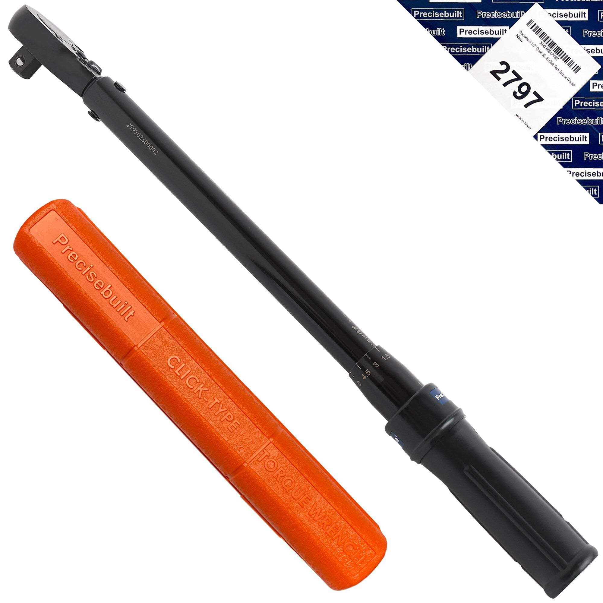 Precisebuilt 1/2" Drive 30-150 ft-lb Click Tech Torque Wrench - Walmart.com