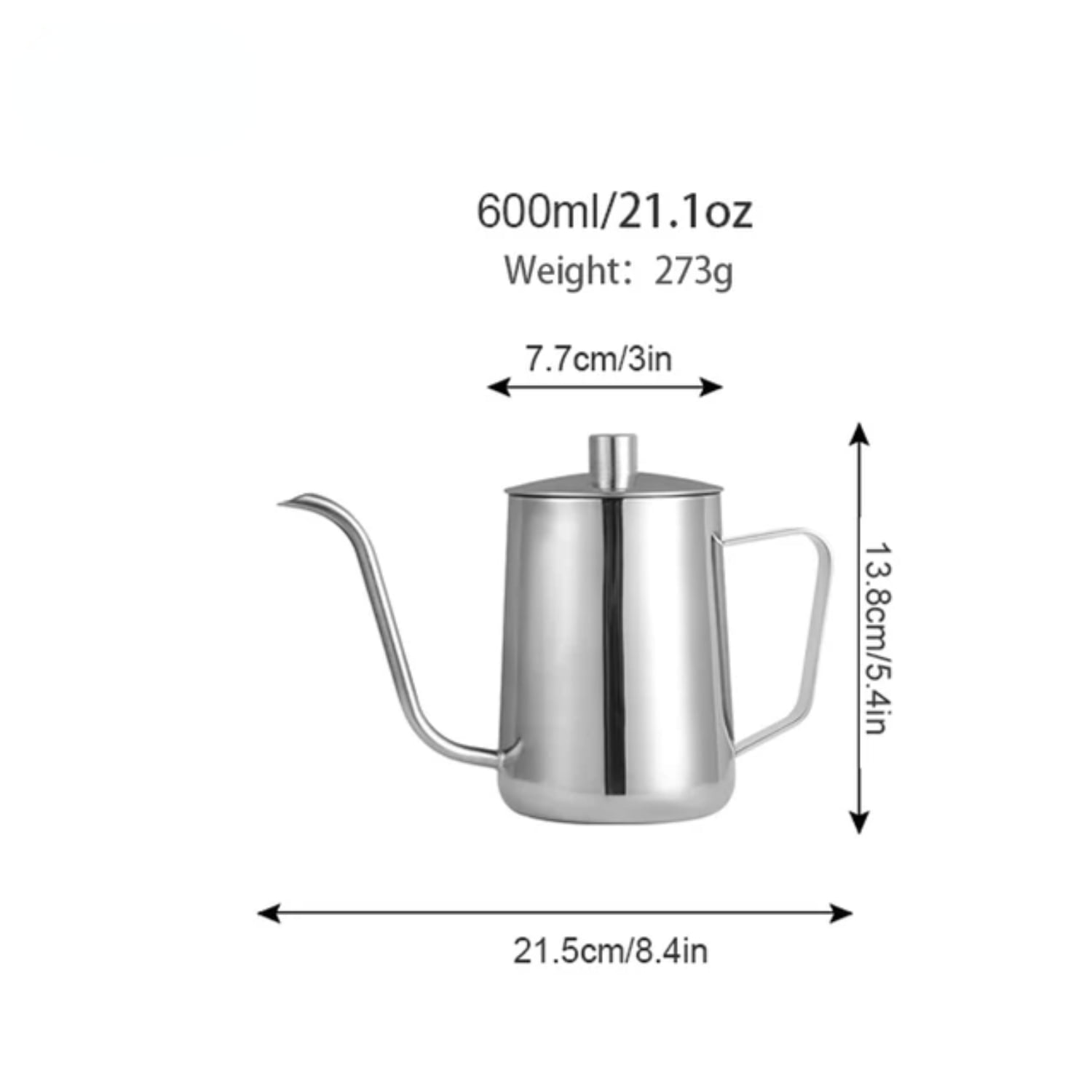 Precisely Brew Delicious Coffee with Hanging Ear Stainless Steel Long ...
