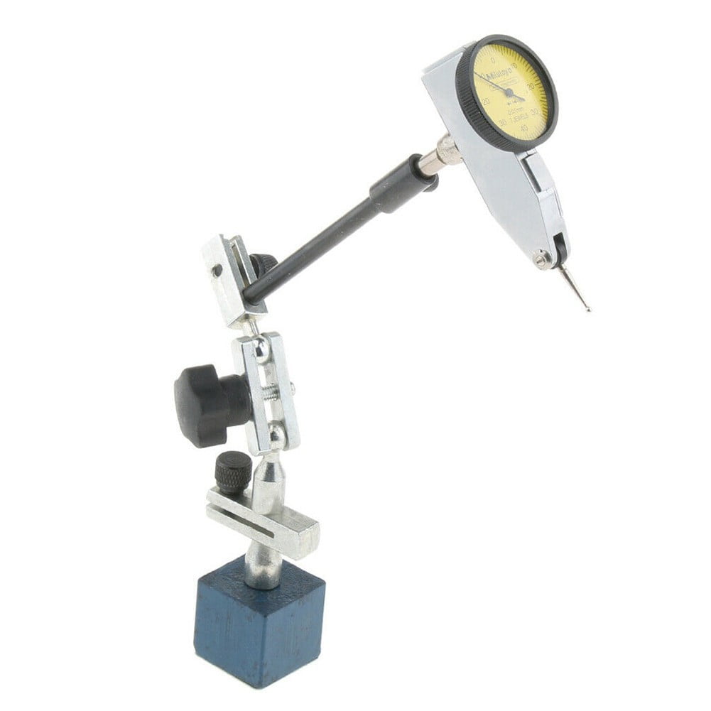 Precision 0.01mm Adjustable Magnetic Base Holder Dial Test Indicator ...