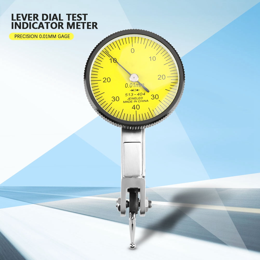 Precision 0.01mm Lever Dial Test Indicator Meter Tool Kit Gage with ...