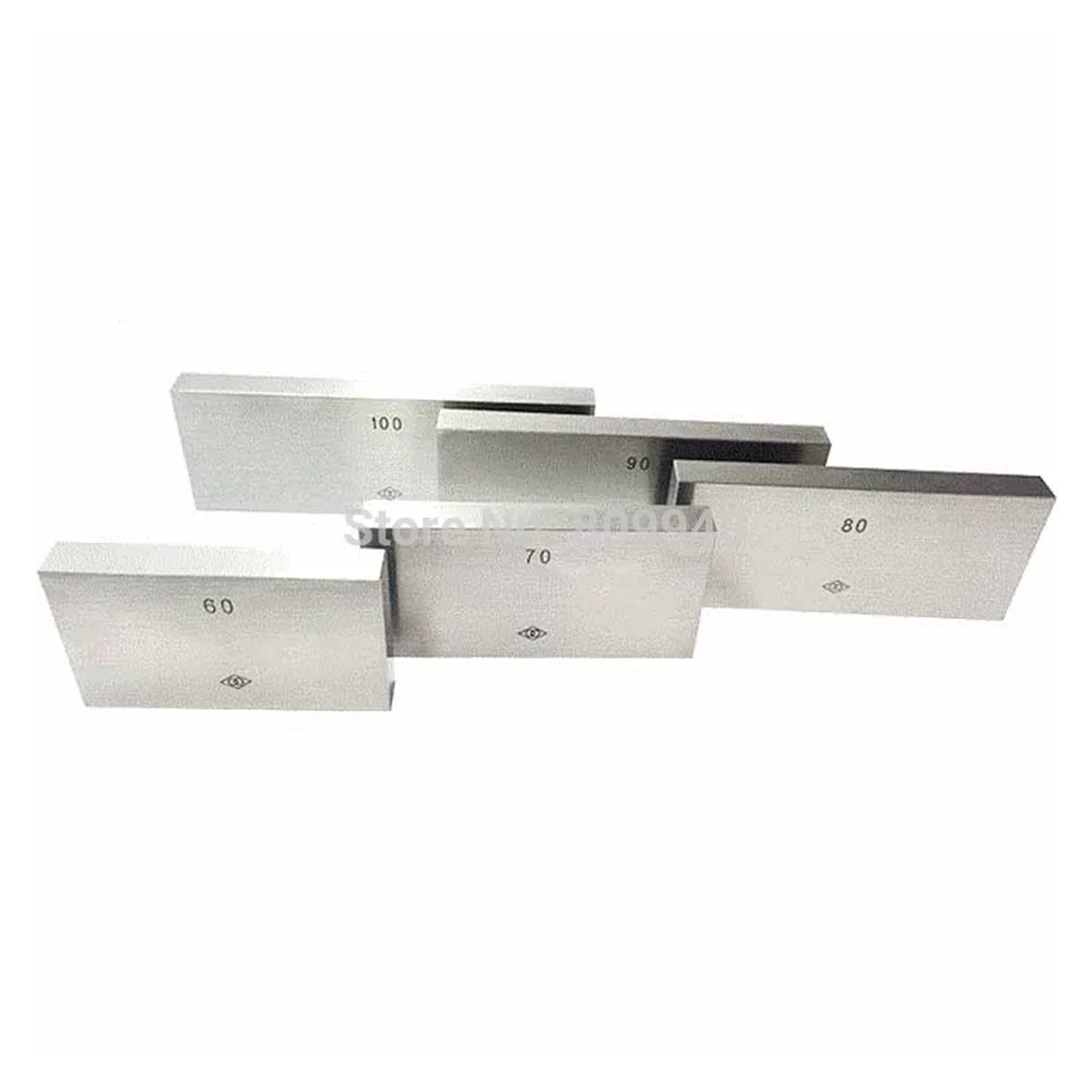 Precision 10mm 20mm 30mm 40mm 50mm 100mm Block Gauge Measure Gage Block ...