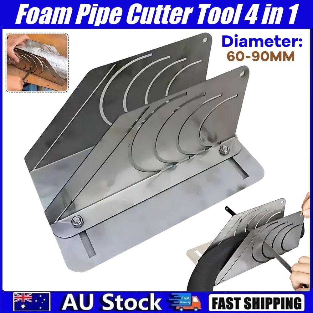 Precision 45° Adjustable Foam Pipe Insulation Cutting Guide, Foam Pipe ...