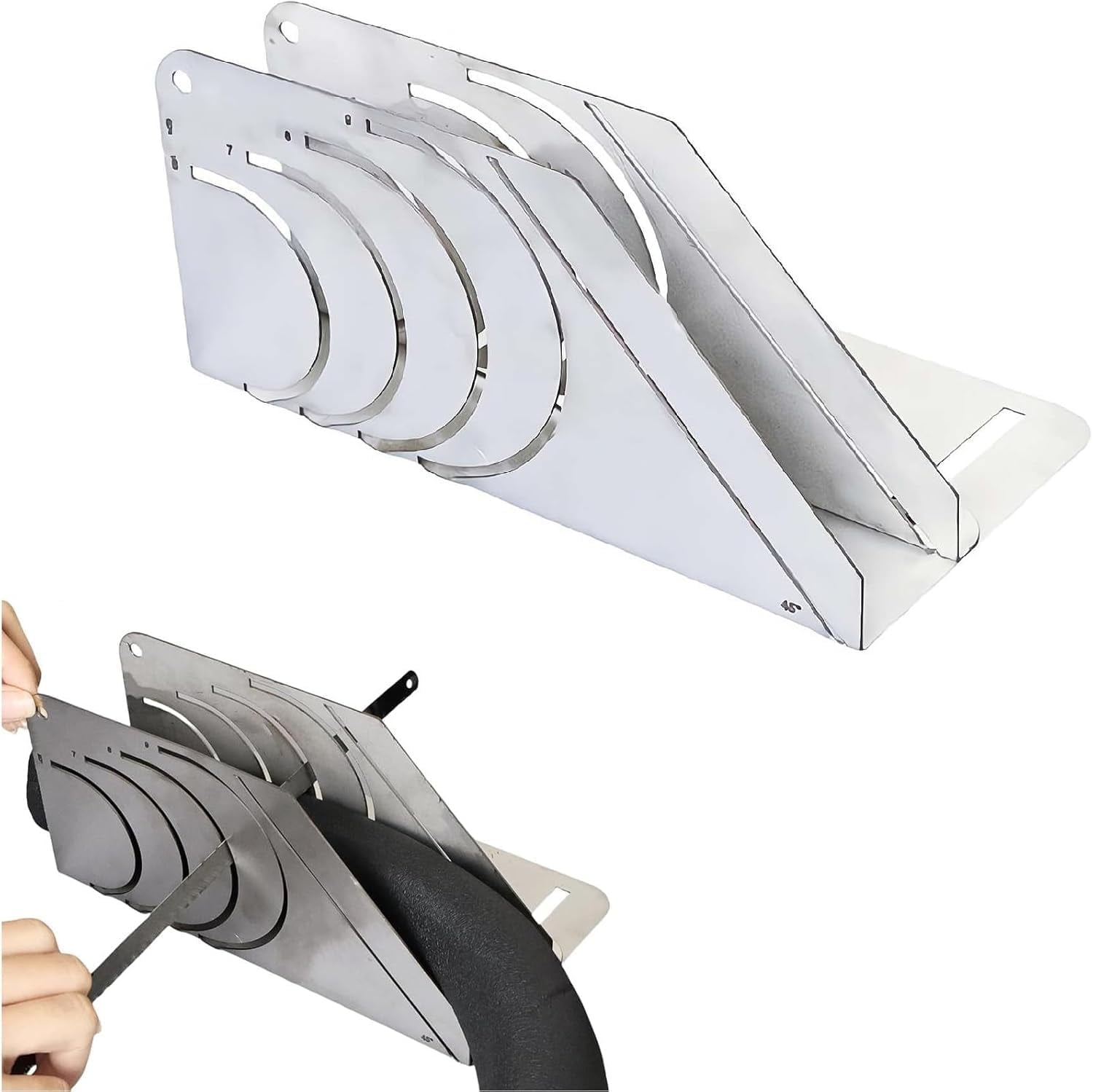 Precision 45° Rubber Insulation Pipe Cutter, Foam Pipe Cutter Tool ...