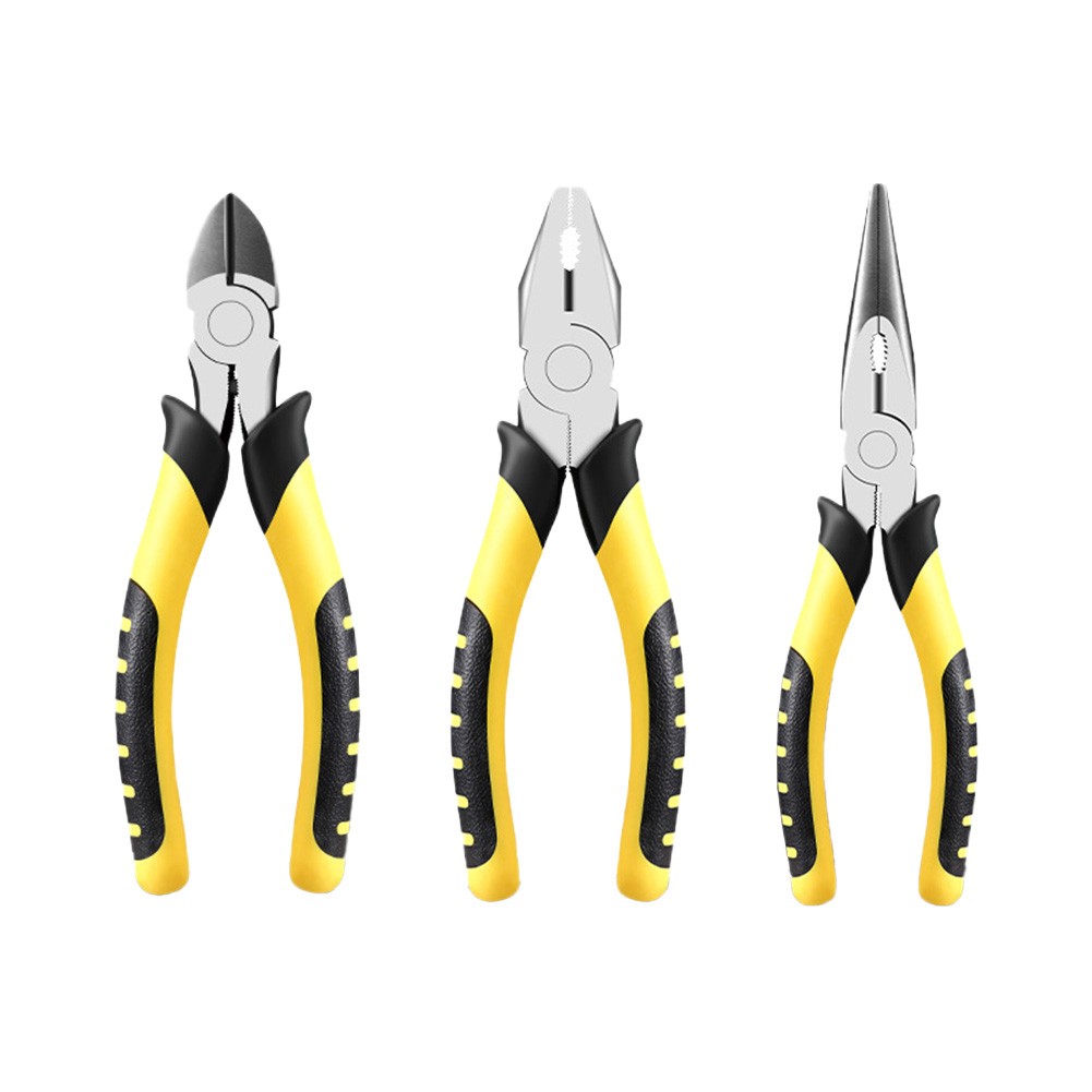 Precision 6Inch Long Nosed Pliers With Soft Grip Handle And Wire Cutter ...