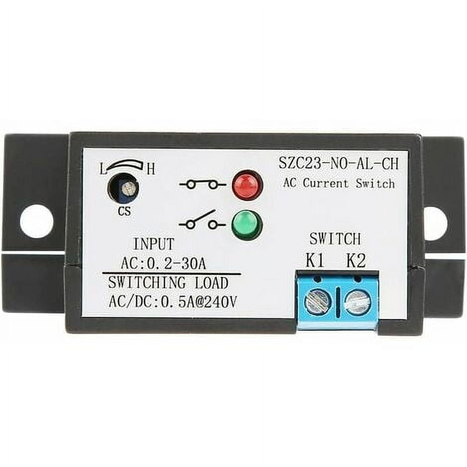 Precision Ac Current Sensing Switch, Adjustable Sensing Range 0.2-30A ...