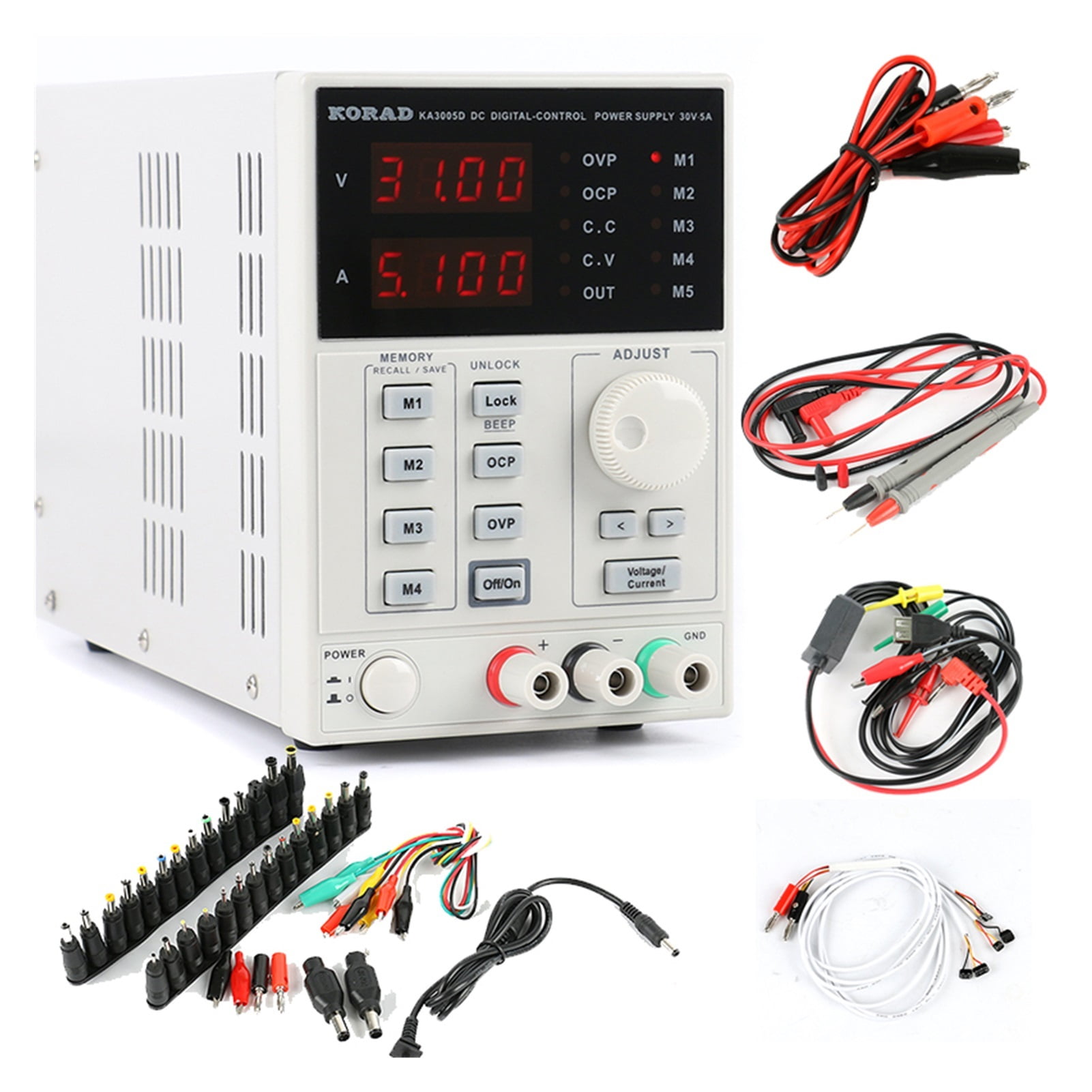 Precision Adjustable Digital Programmable DC Power Supply Laboratory ...
