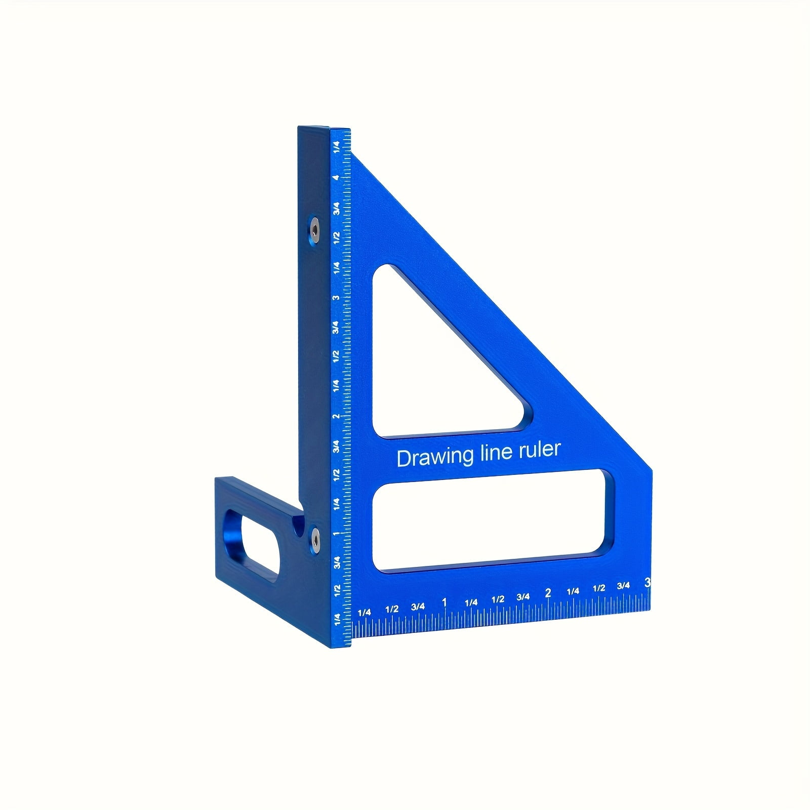 Precision Aluminum Alloy Woodworking Square - 45/90 Degree Angle ...
