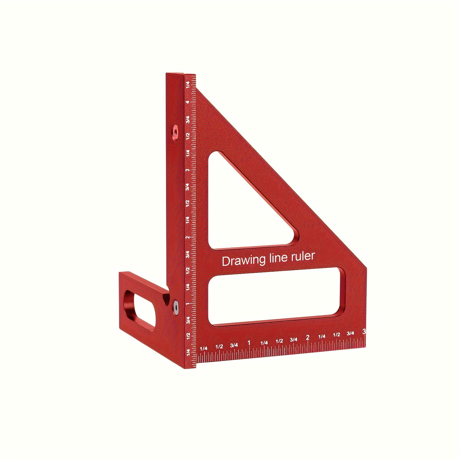 Precision Aluminum Alloy Woodworking Square - 45/90 Degree Angle ...