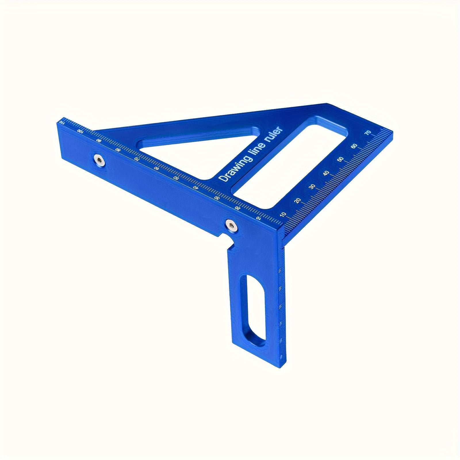 Precision Aluminum Alloy Woodworking Square - 45/90 Degree Angle ...